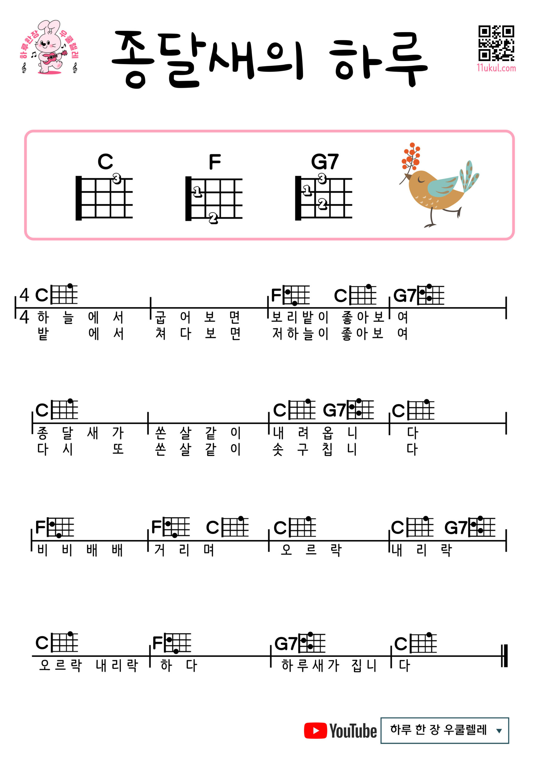Let It Go_English(Frozen OST)Easy Ukulele Chord Sheets Collection ...